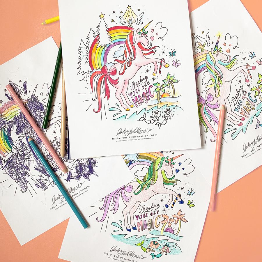 charlie the unicorn coloring page