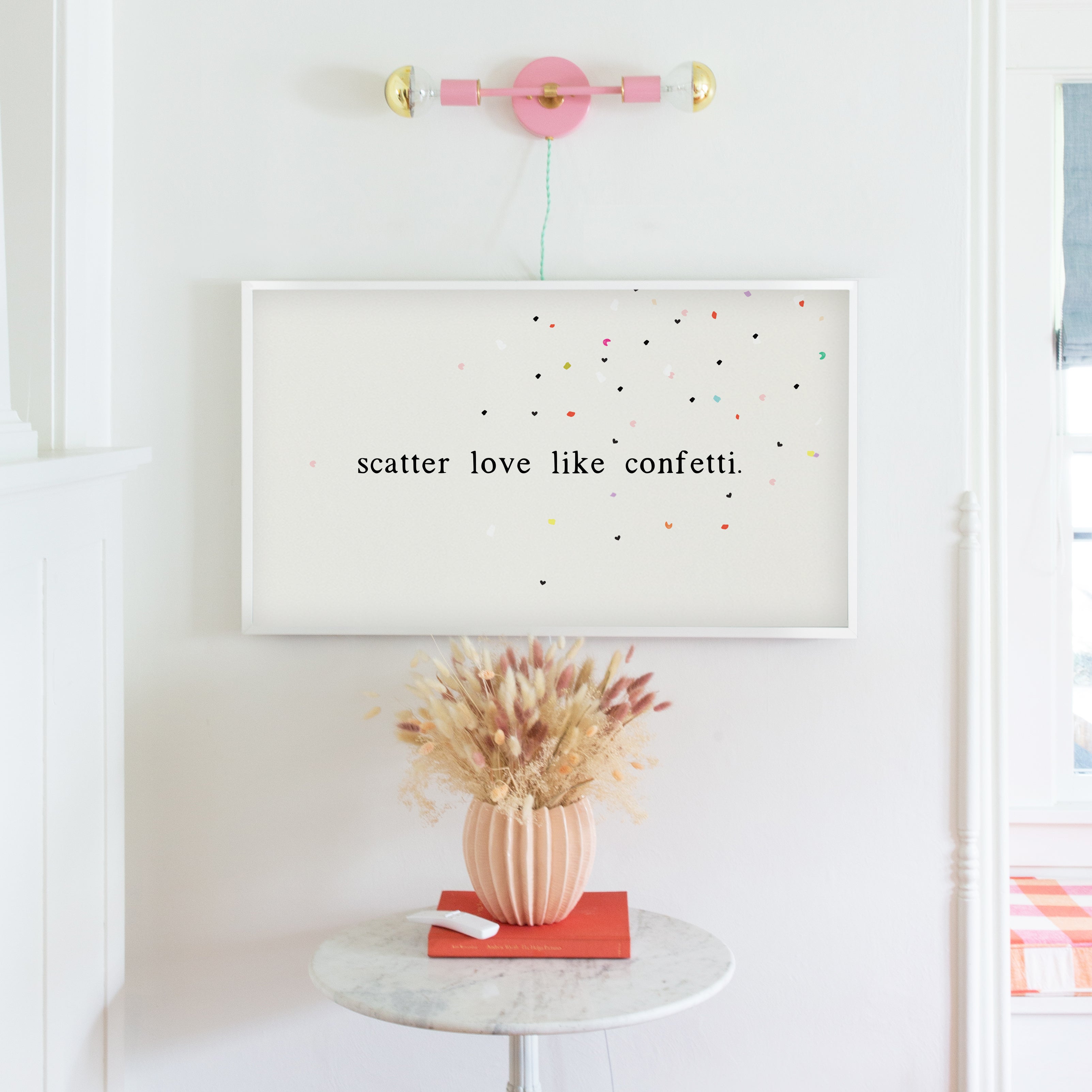 Scatter Love Like Confetti for Frame TV – Lindsay Letters®